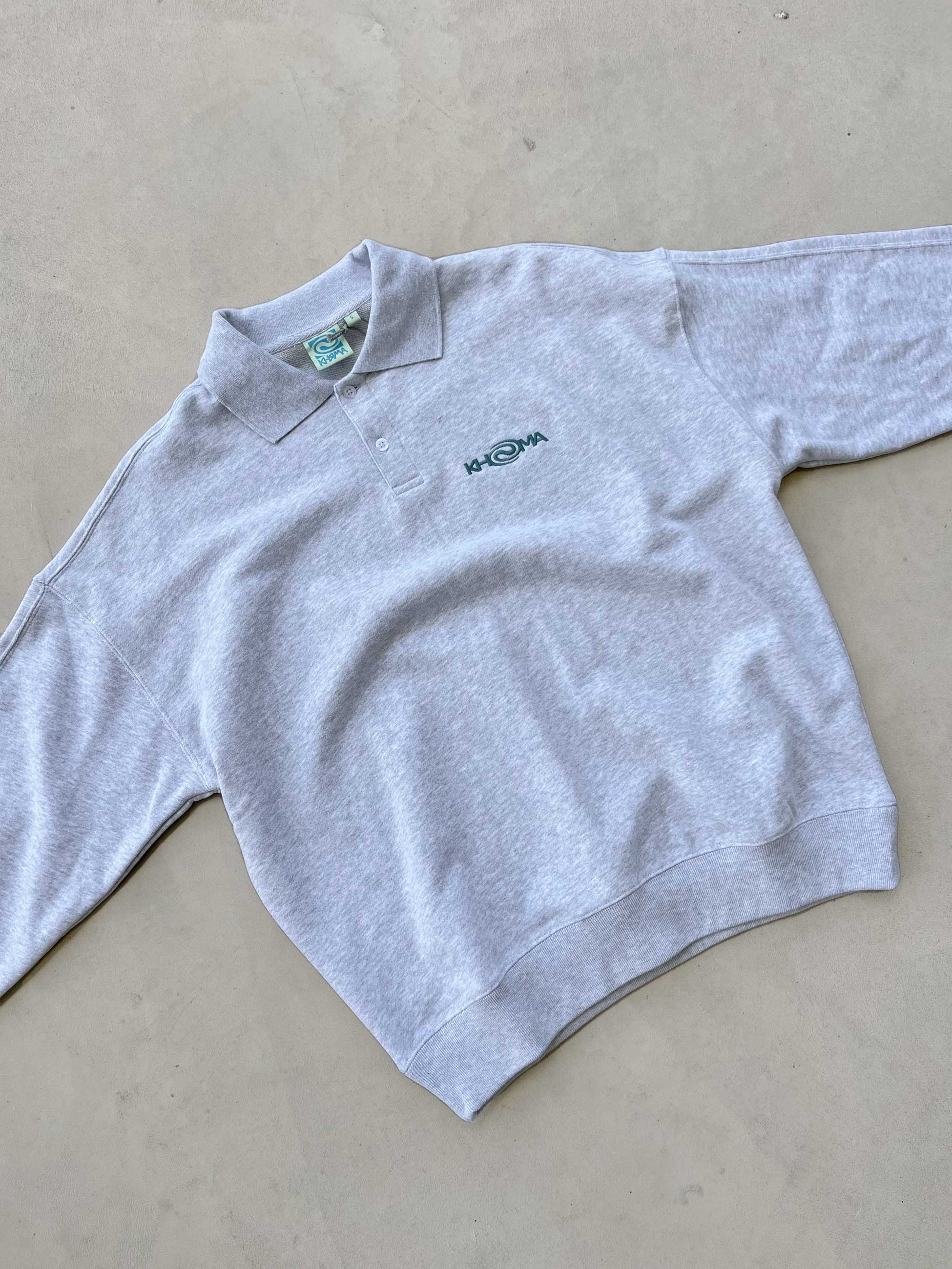 Rocky Rugby Polo - Swirl - Snow Marle – KHRMA CLOTHING