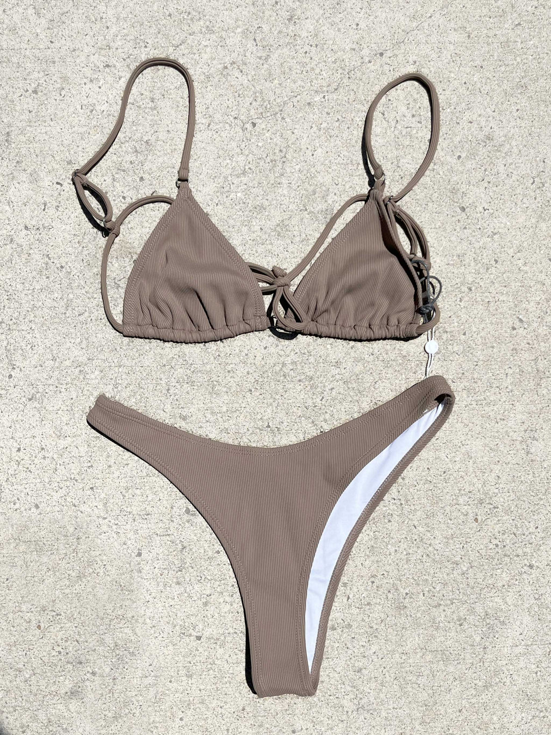 Shell Bikini - Dusty Brown – KHRMA CLOTHING